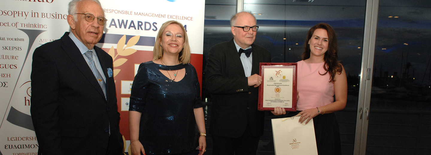 "Kotinos Olympic Wreath" responsibility distinction for OFET - UNI-PHARMA Pharmaceutical ...